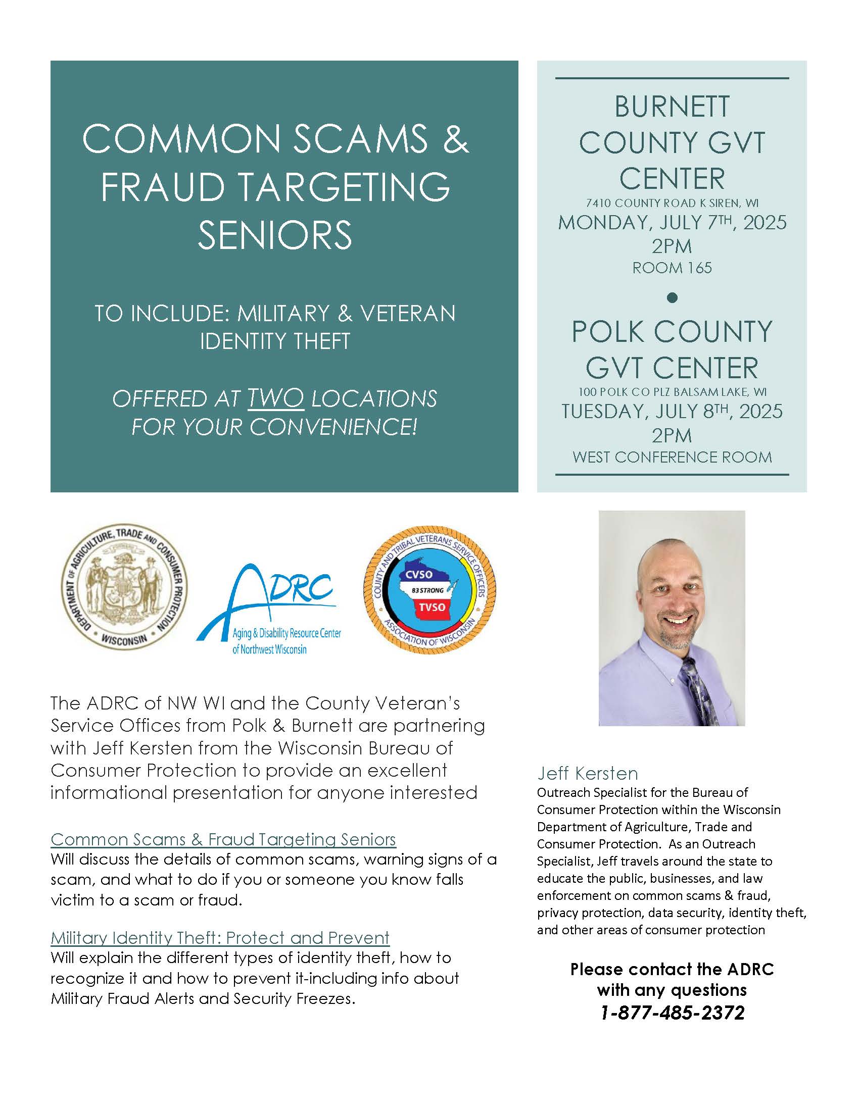 Events & Classes | ADRC of NW WI