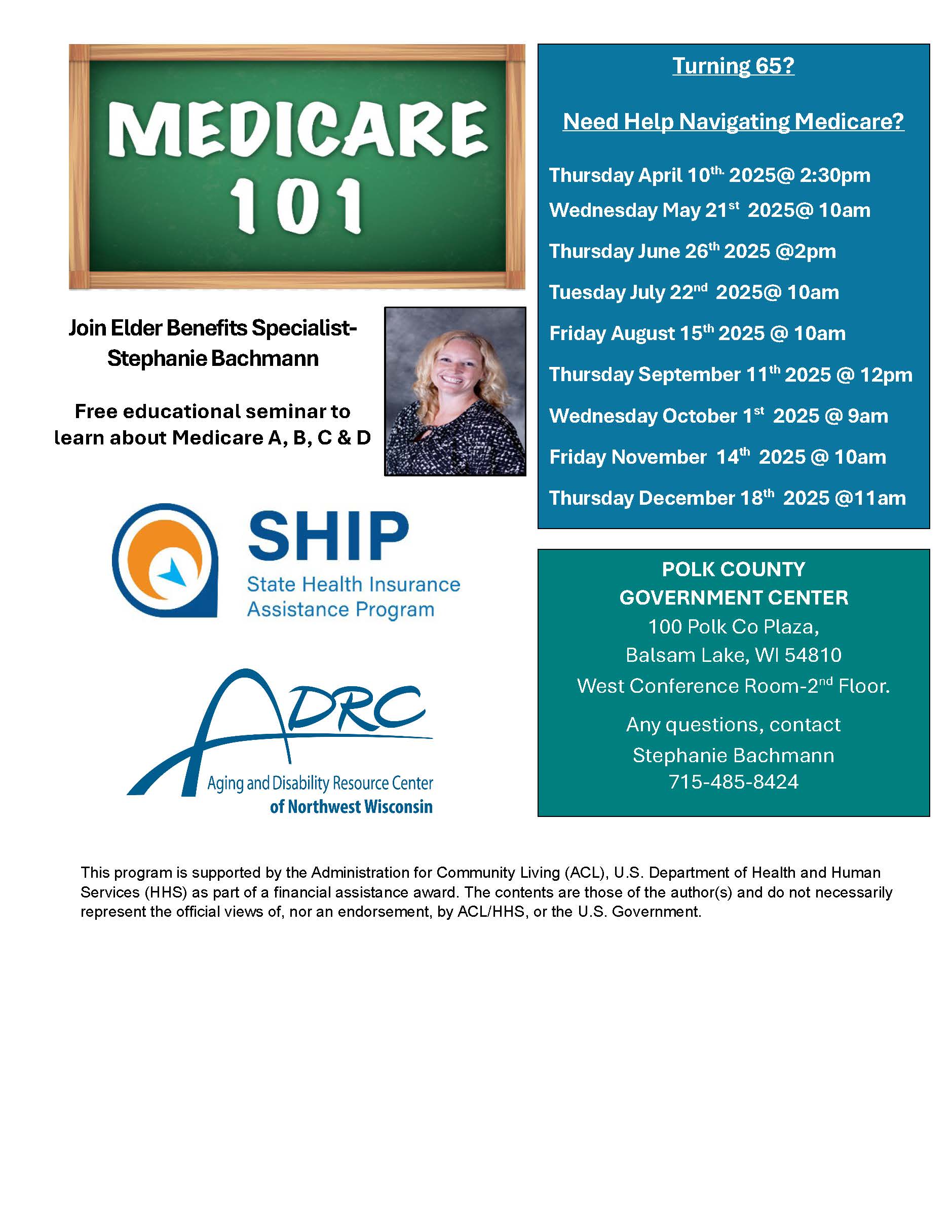 Events & Classes | ADRC of NW WI