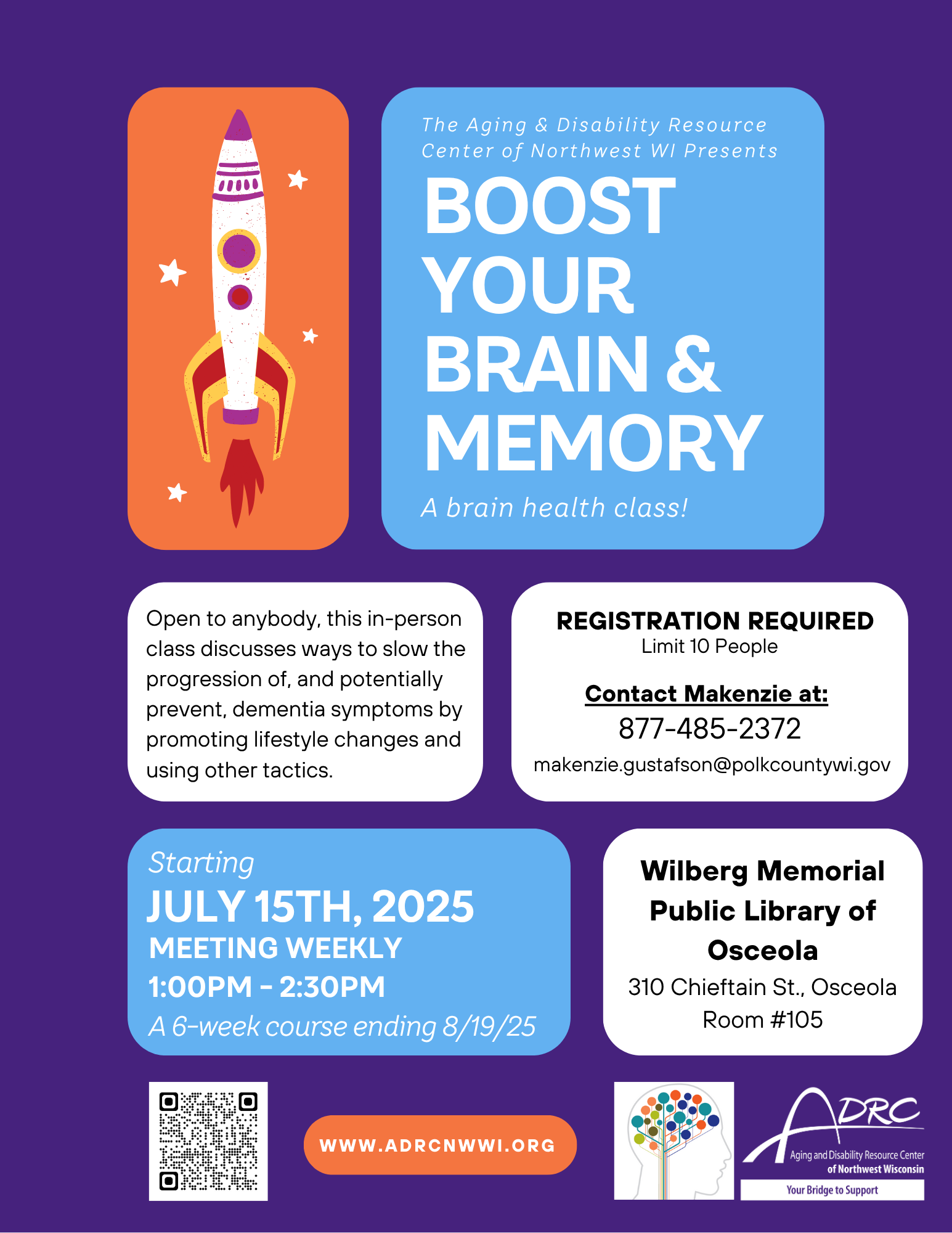 Events & Classes | ADRC of NW WI