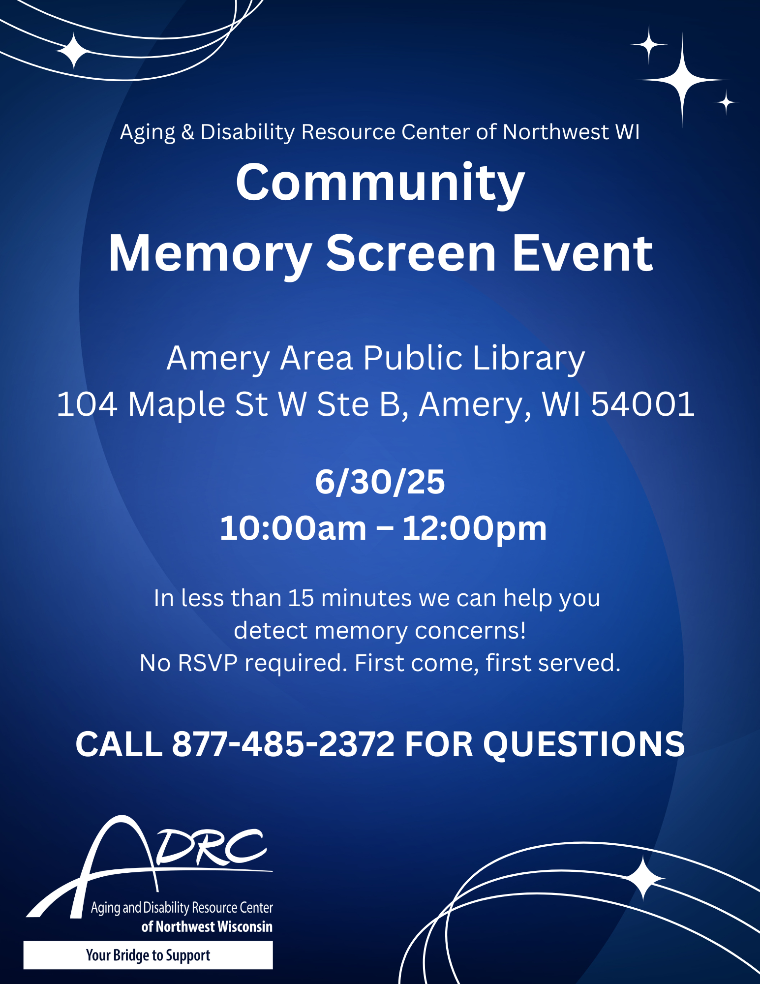 Events & Classes | ADRC of NW WI