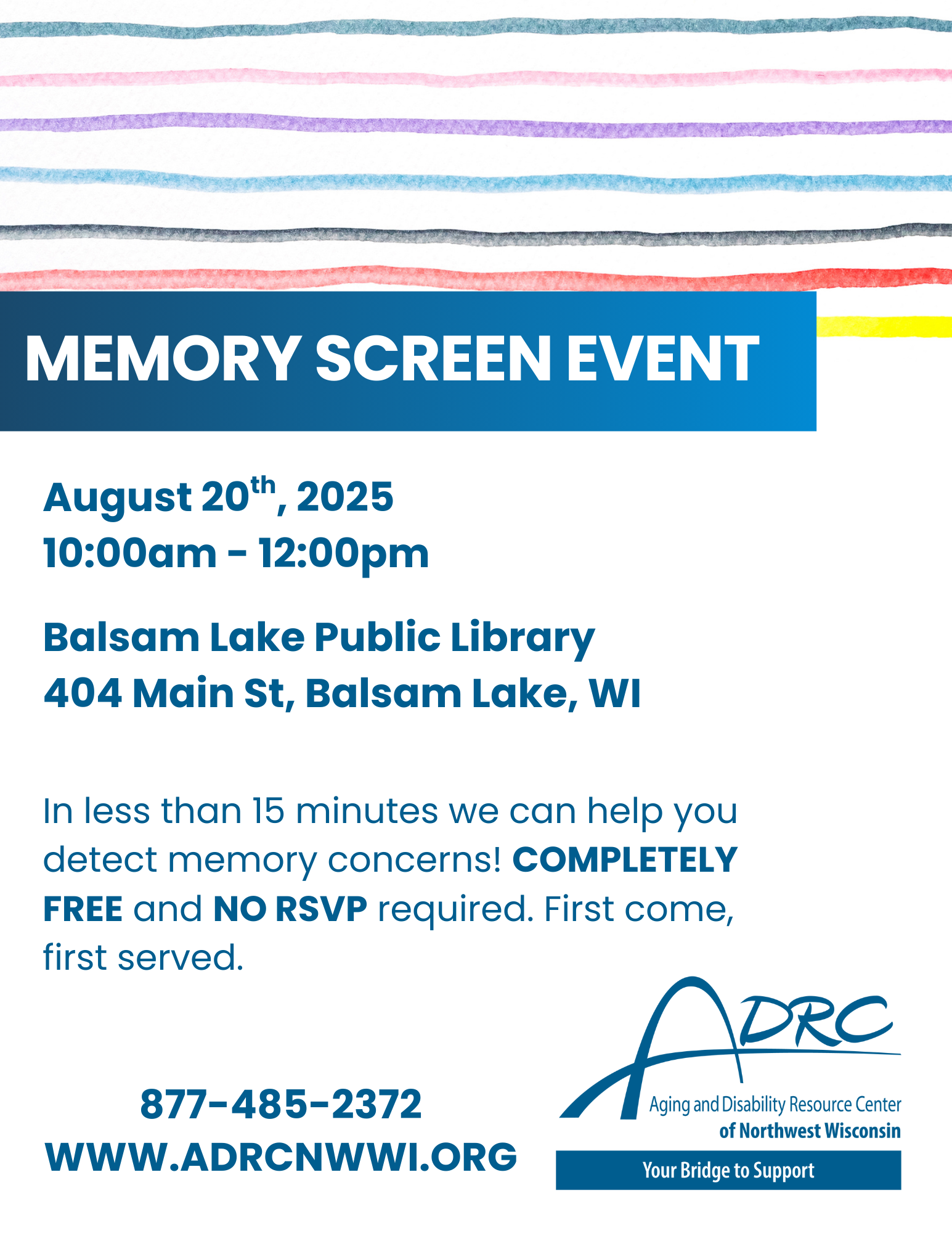 Events & Classes | ADRC of NW WI